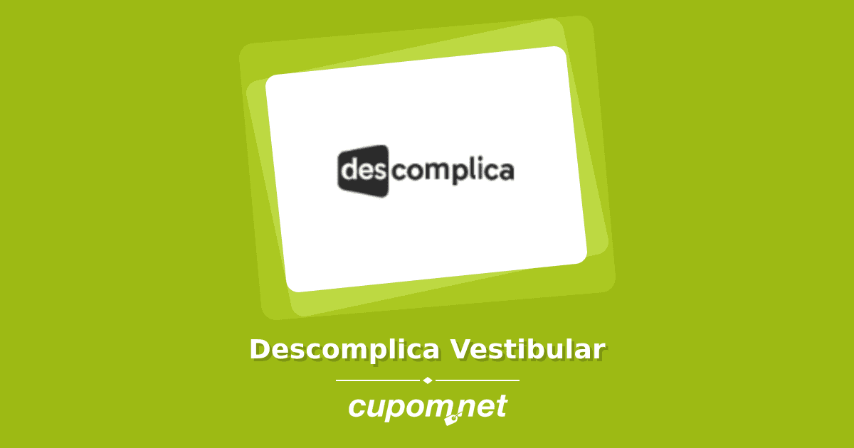 Cupom com 10% de desconto na Descomplica Vestibular → Cupom.net